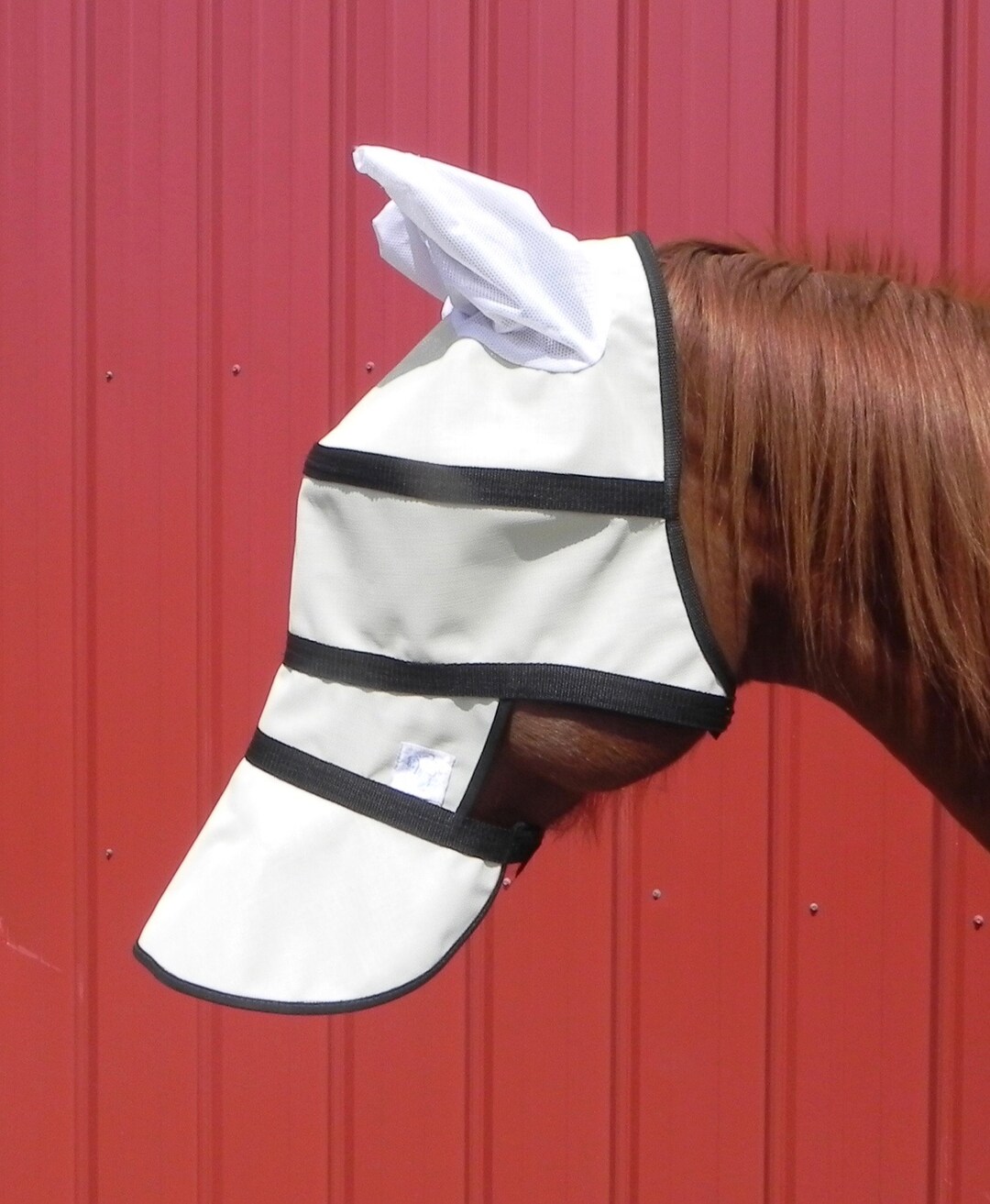 High Brow Style Full Face Shade With Ears and Sheepskin - Etsy