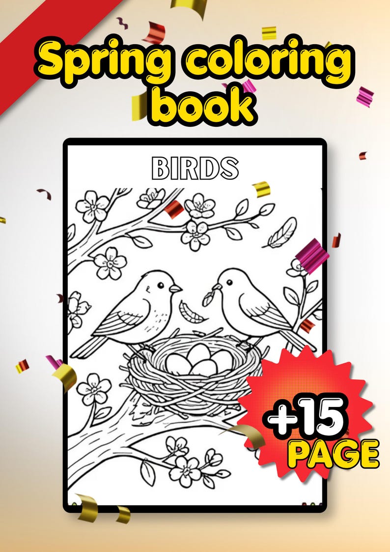 Printable Spring Animal Coloring Pages for Kids | 15 Whimsical Sheets ...