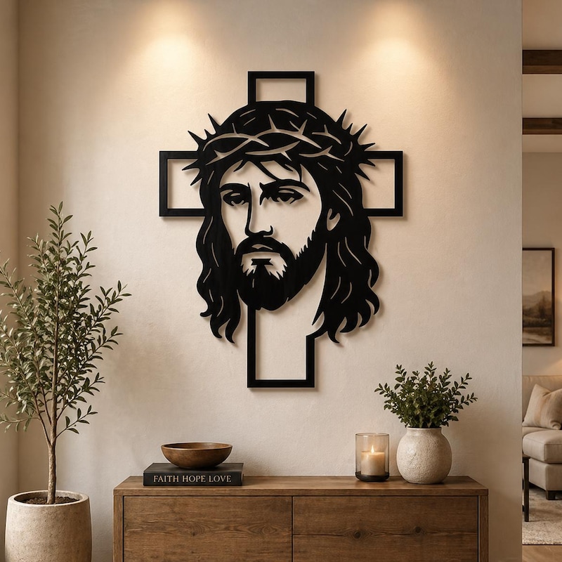 Cross Wall Art Laser - Etsy