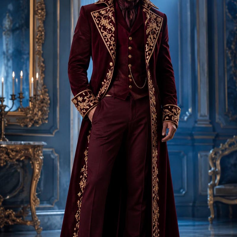 Rococo Royal Man Costume - Etsy