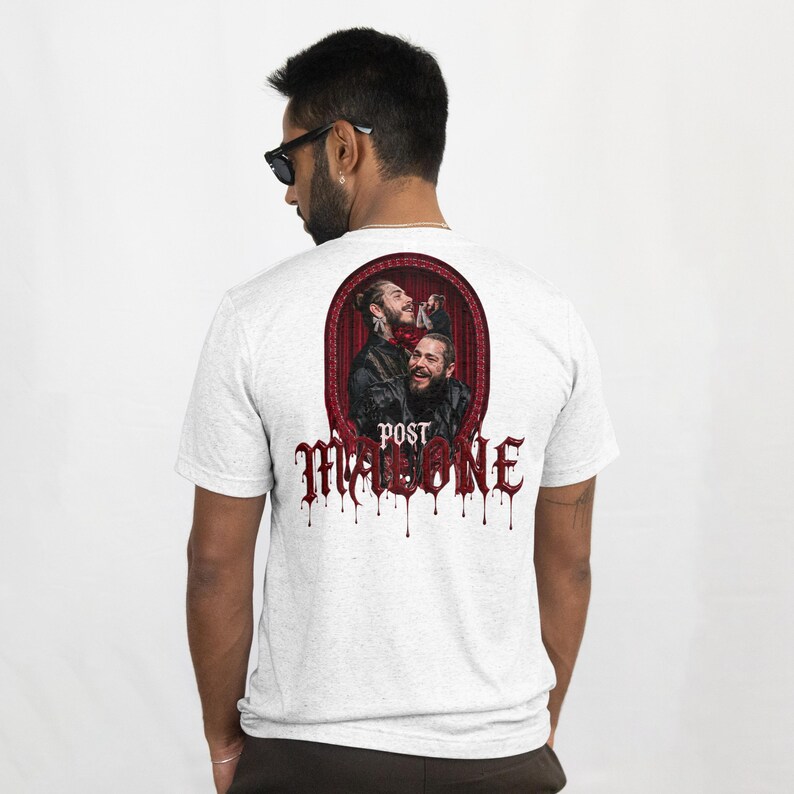 Digital Download Post Malone PNG File, Vintage Bootleg Postie Graphic ...