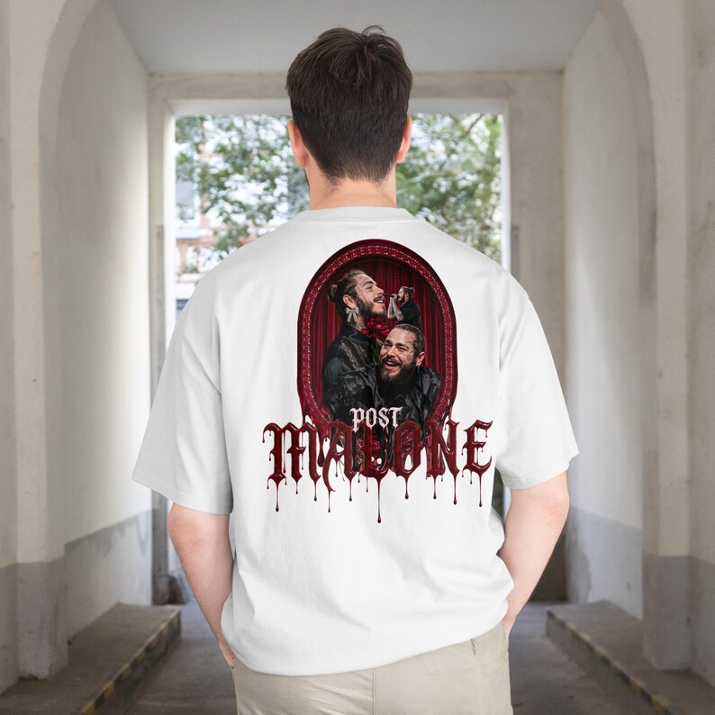 Digital Download Post Malone PNG File, Vintage Bootleg Postie Graphic ...