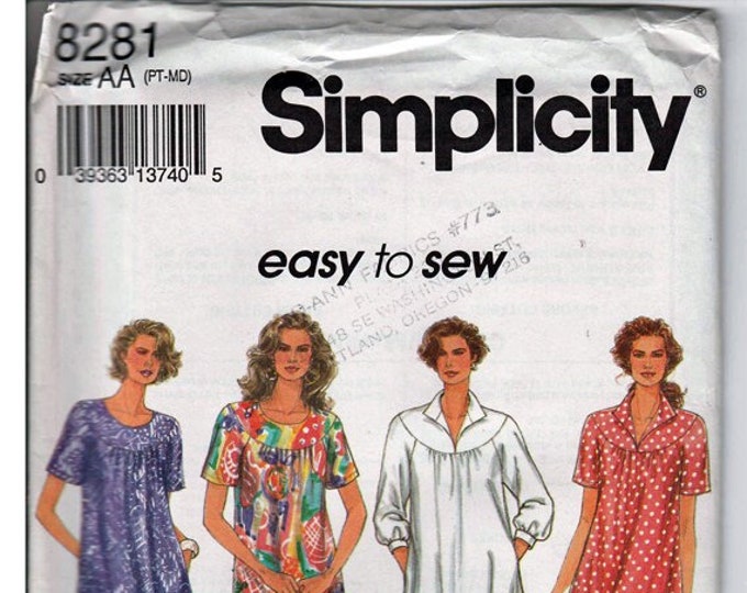 Misses in Two Lengths Sizes PT-MD / Original Simplicity Uncut Sewing ...