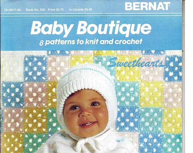 Baby Boutique 8 Patterns to Knit and Crochet Pattern Book 520 - Etsy