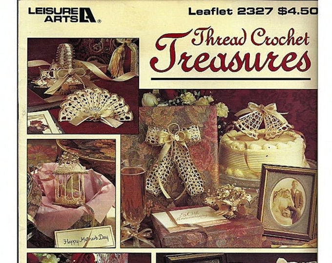 Thread Crochet Treasures Crochet Pattern Book Leisure Arts 2327 - Etsy