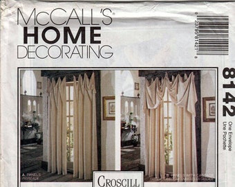 2 Hour Window Treatments / Original Mccall's Home Dec in A Sec Uncut ...