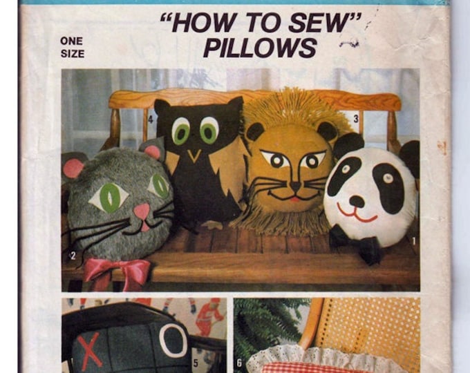Pillows in Various Sizes and Shapes / Original Simplicity Uncut Sewing ...