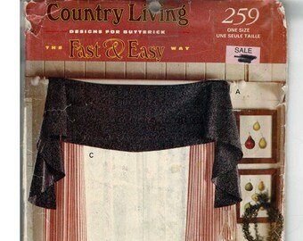 Swags and Jabots Window Treatments / Original Mccall's Home Dec in A ...