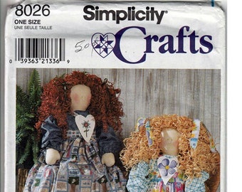 Clothes for Purchased Doll or Rabbit / Original Simplicity Crafts Uncut ...