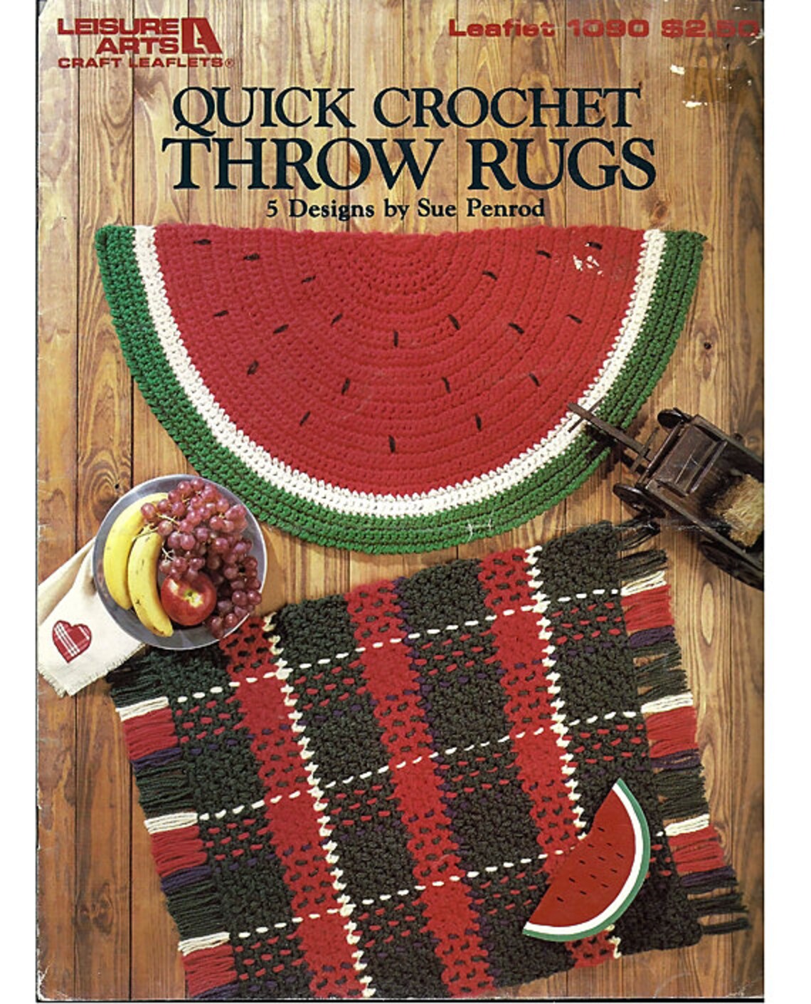 Quick Crochet Throw Rugs Crochet Pattern Leisure Arts 1090 - Etsy