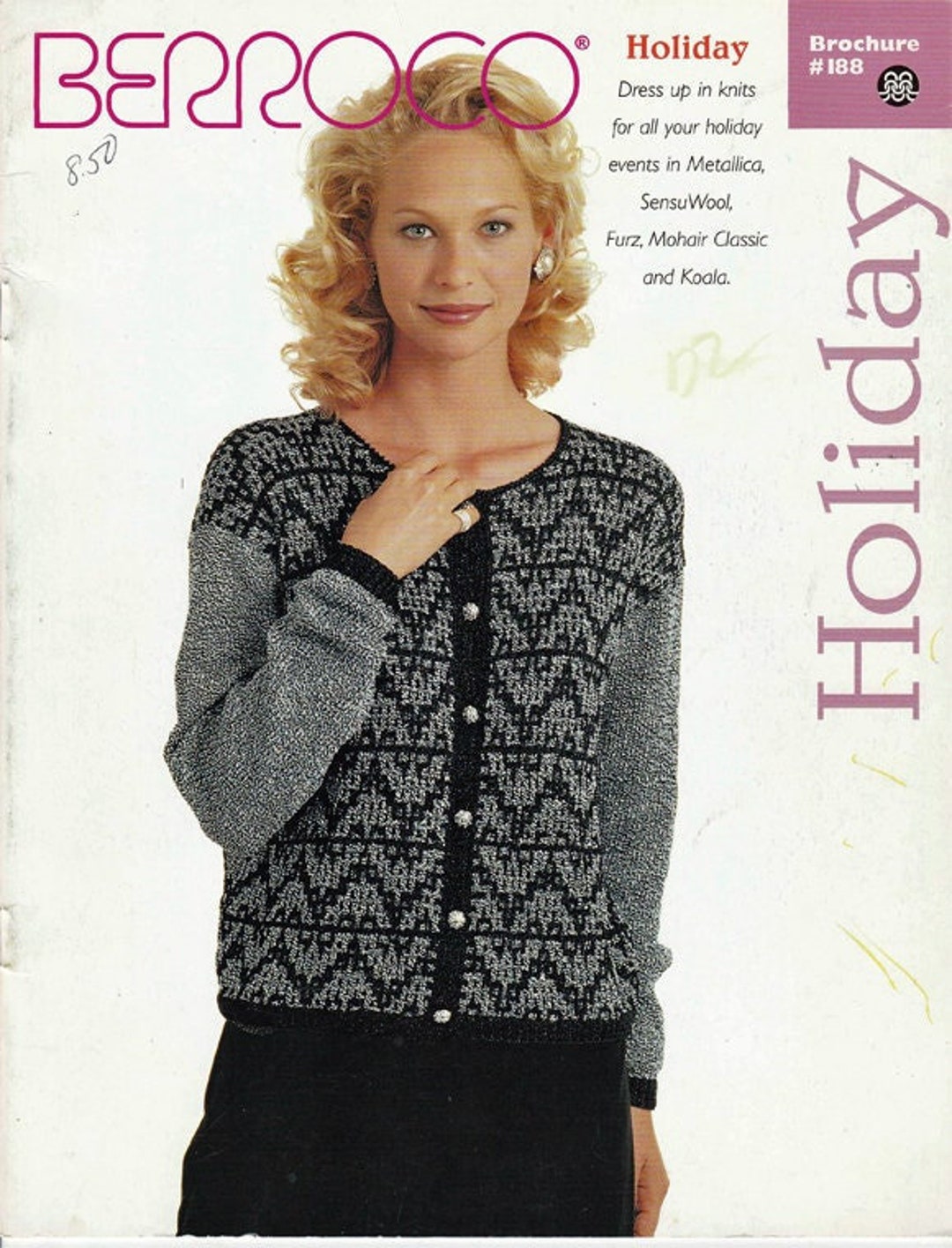Holiday Collection 12 Knit Pieces Pattern Book Berroco 188 - Etsy