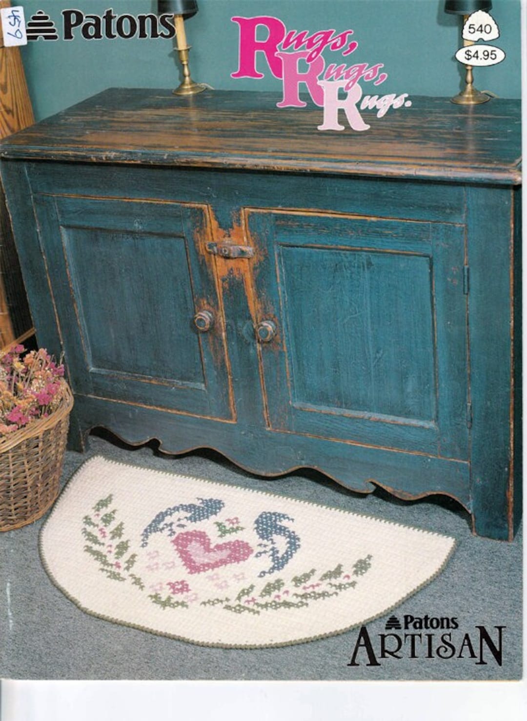 Rugs, Rugs, Rugs Crochet Pattern Book Patons 540 - Etsy