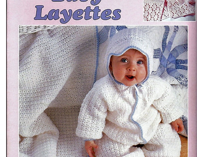 Beautiful Baby Layettes to Crochet Pattern Leisure Arts 3136 - Etsy