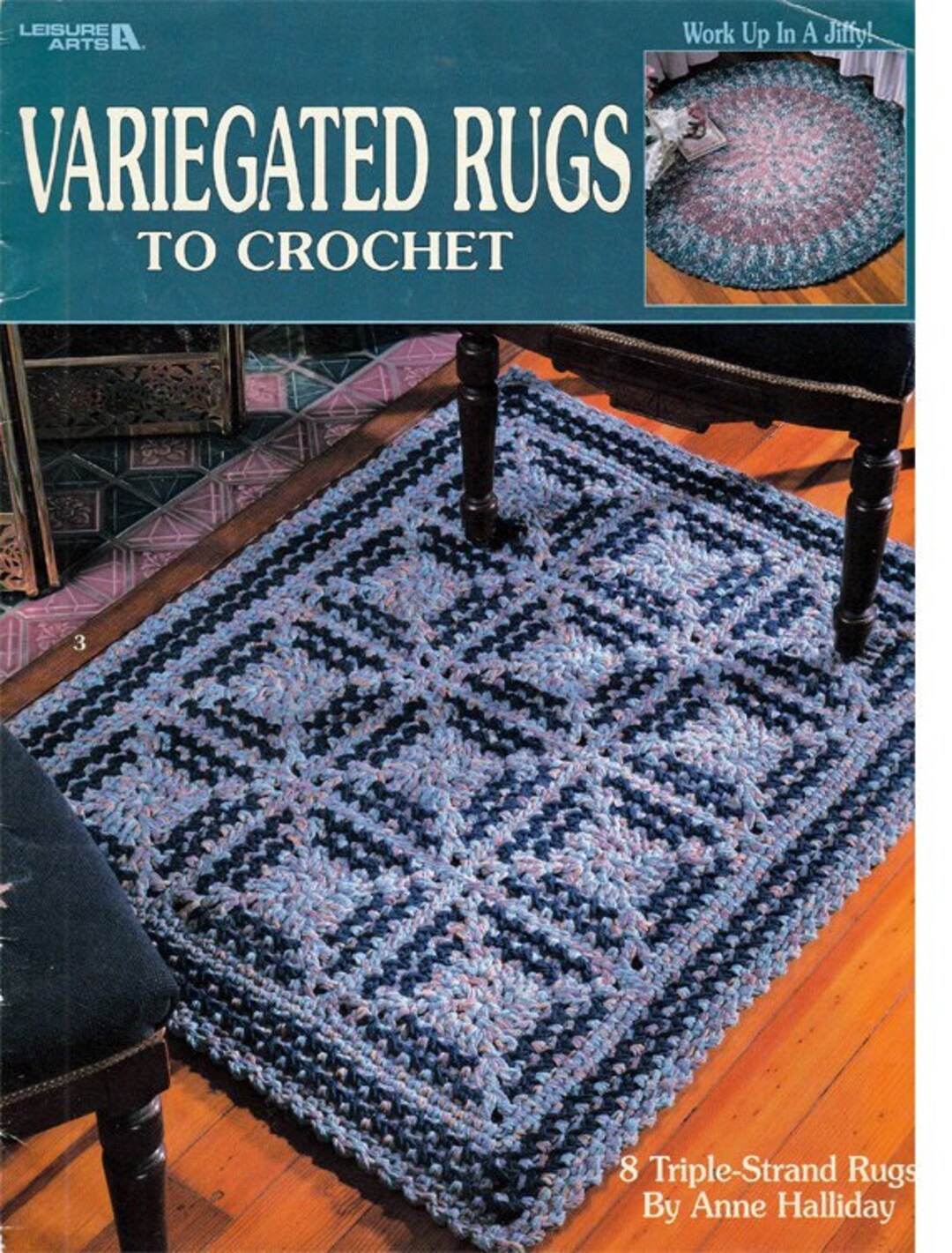 Variegated Rugs Crochet Pattern Leisure Arts 2992 - Etsy