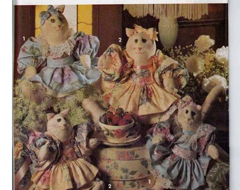 Clothes for Purchased Doll or Rabbit / Original Simplicity Crafts Uncut ...