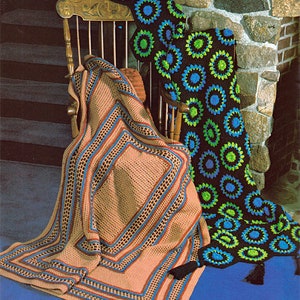 Susan Bates Afghans to Knit, Crochet, Hairpin Lace, and Daisy Loom ...