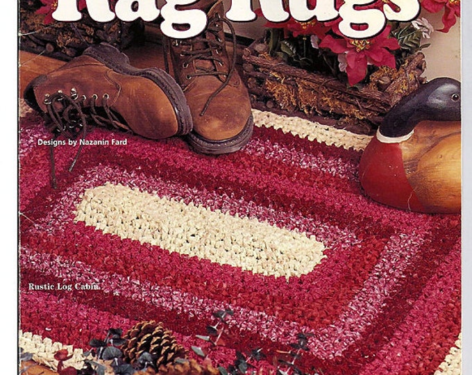 Quick & Easy Rag Rugs Crochet Pattern House of White Birches 101104 - Etsy