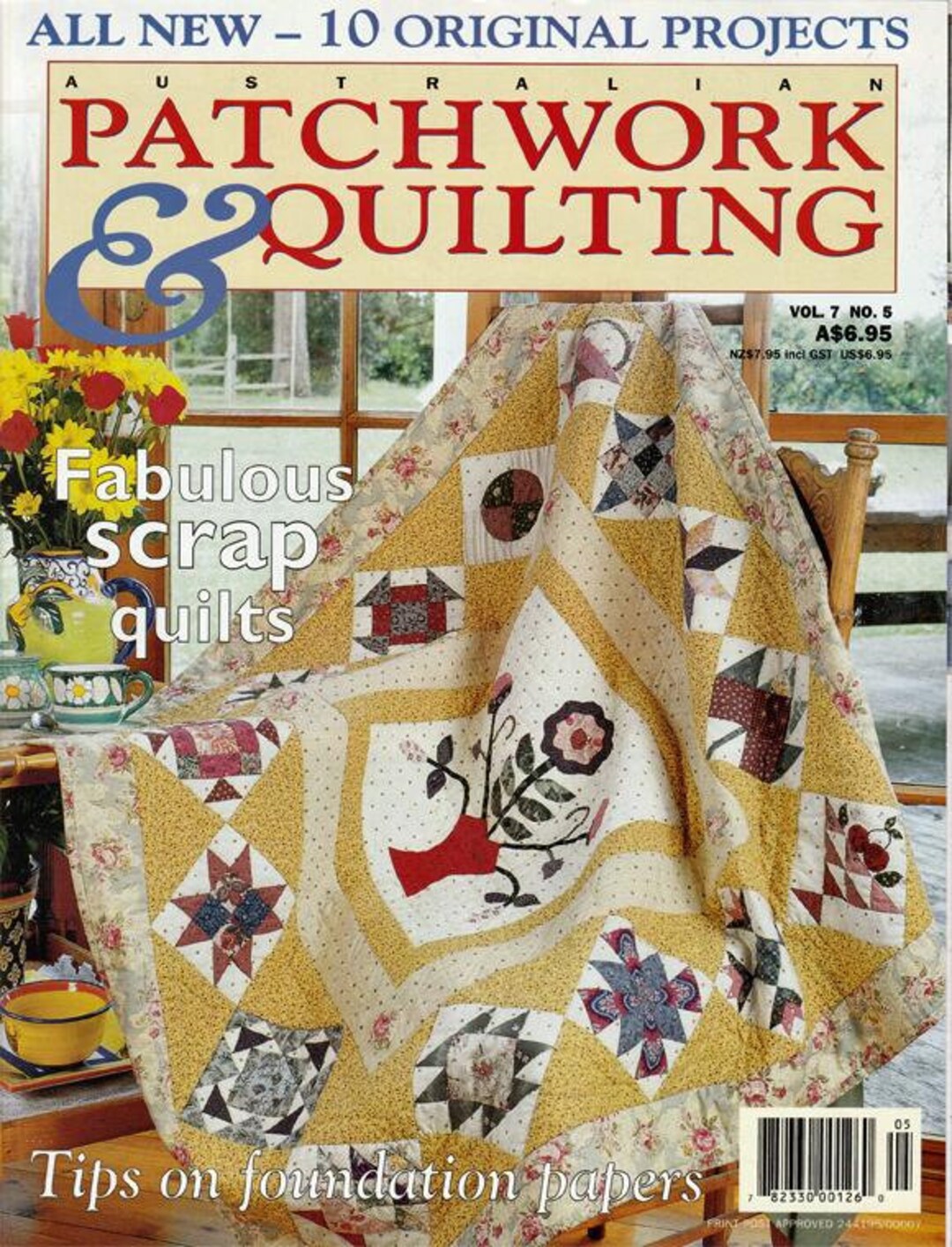Australian Patchwork & Quilting Vol 7 No 5 Pattern Book - Etsy