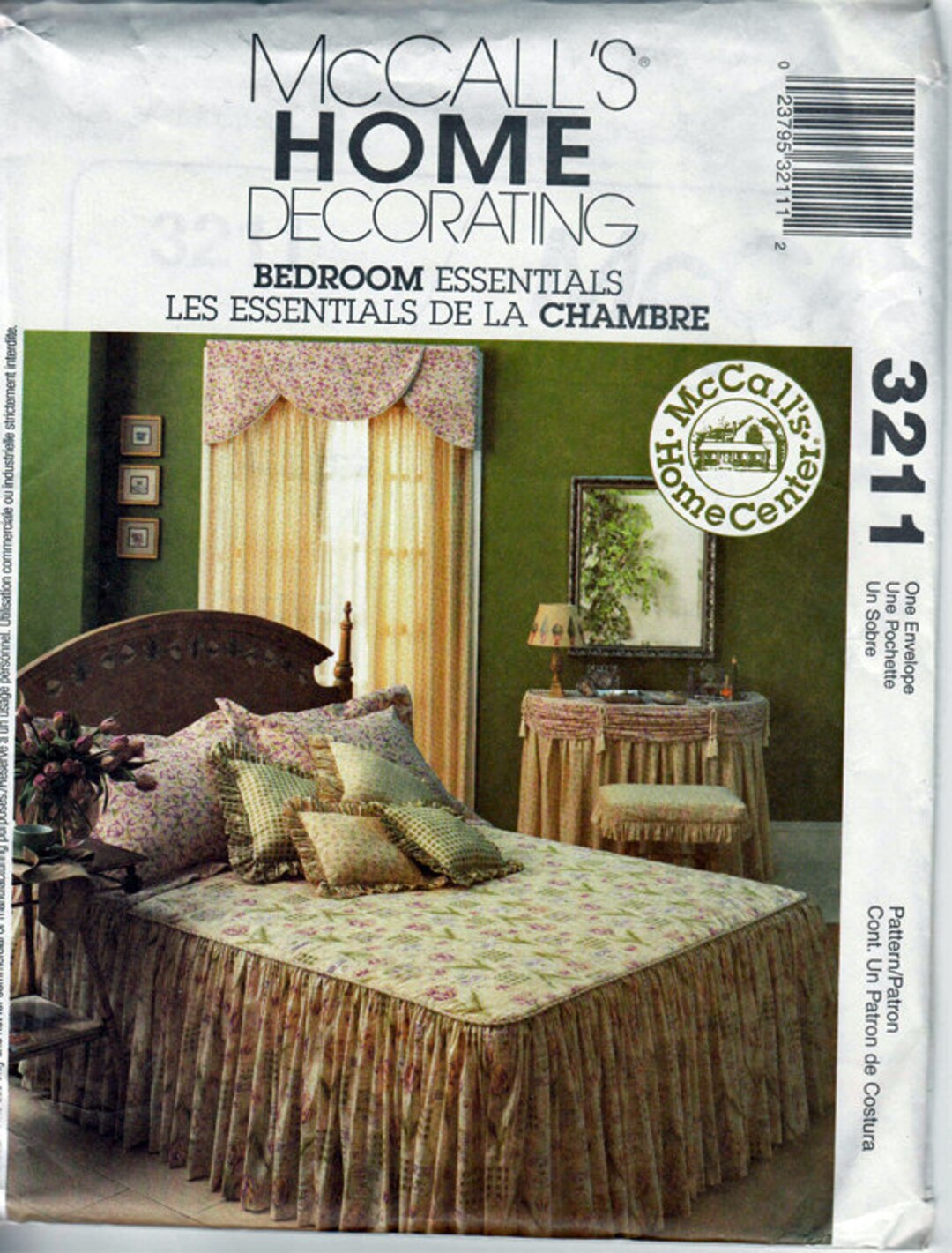 Bedroom Essentials / Original Mccall's Home Decorating Uncut Sewing ...
