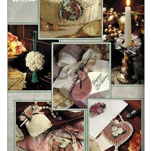 Victorian Thread Ornaments Crochet Pattern Book Leisure Arts 2548 - Etsy