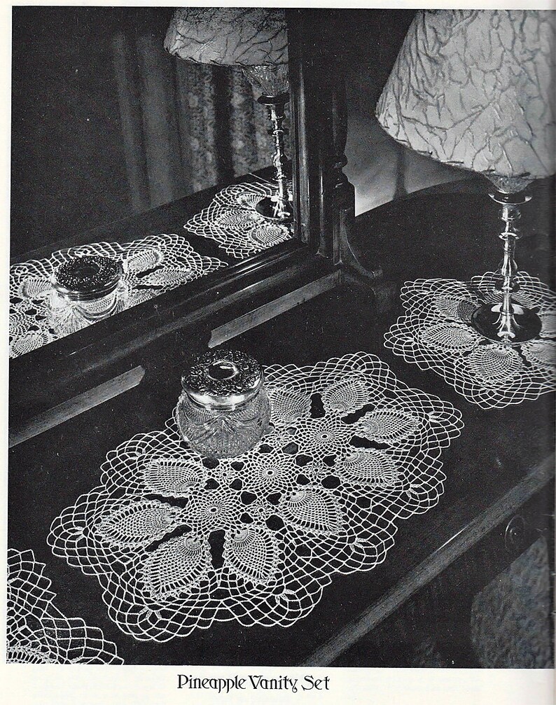 Pineapple Crochet Designs in Thread Crochet Pattern Book Dover - Etsy