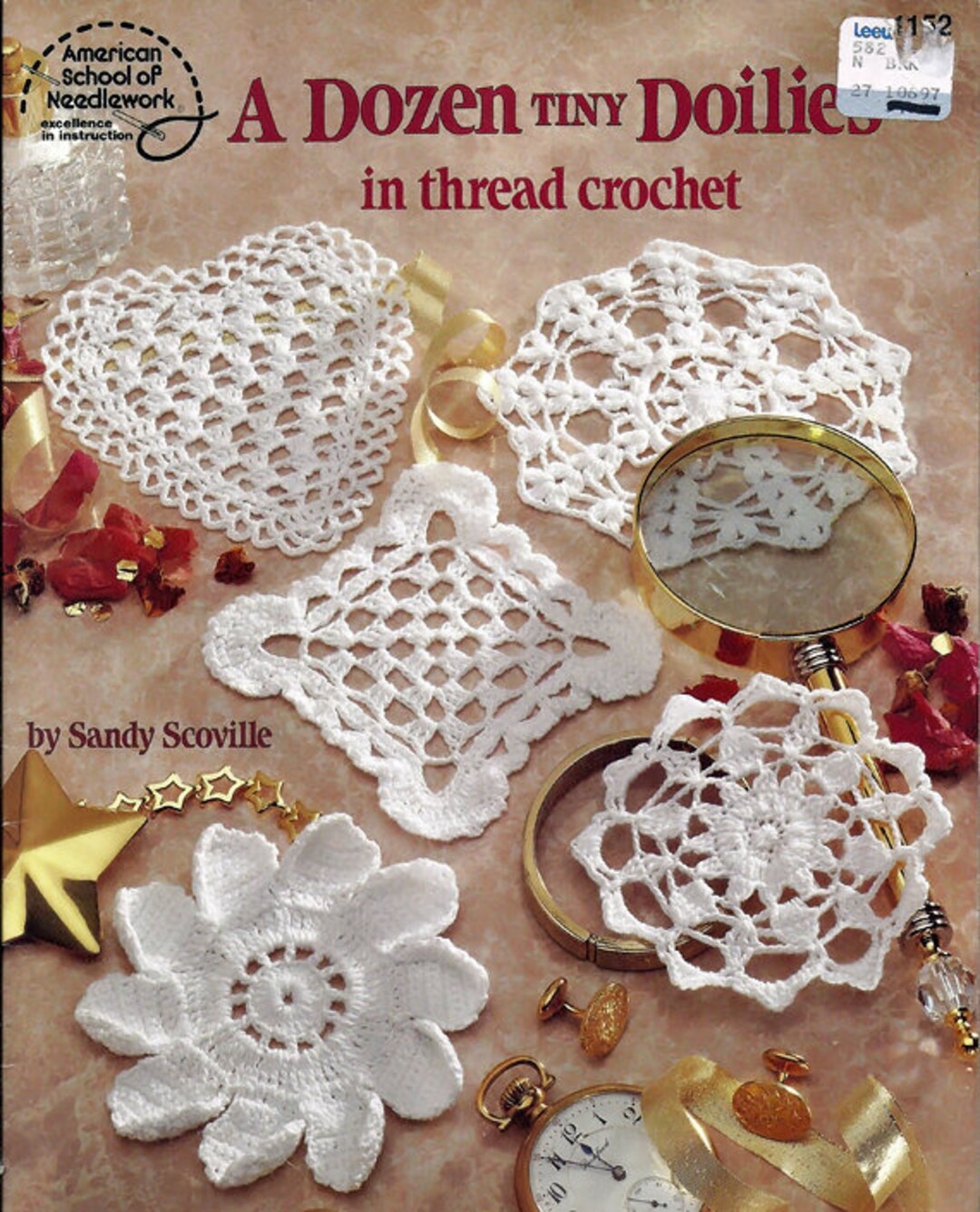 A Dozen Tiny Doilies in Thread Crochet Pattern Book the Needlecraft ...