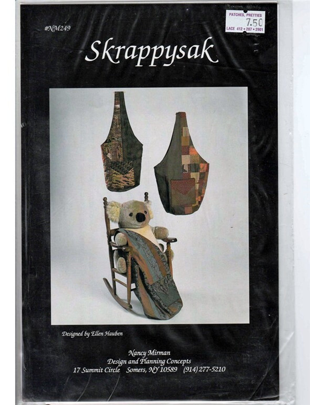 Skrappysak / Original Nancy Mirman Design Patterns Uncut Sewing Pattern ...