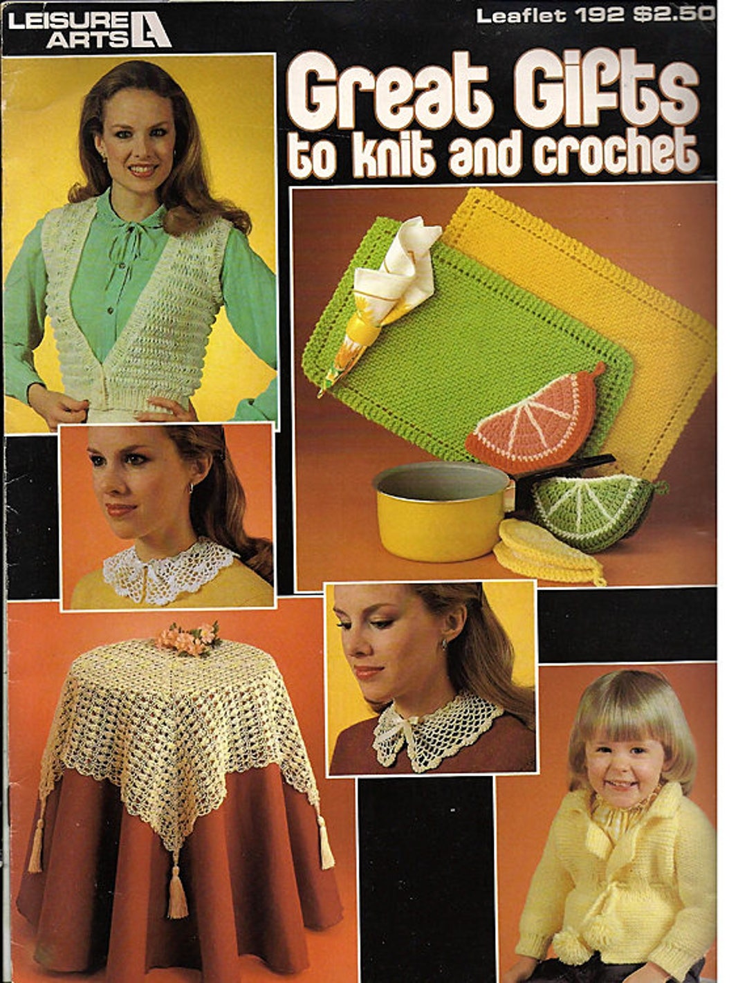 Great Gifts to Knit and Crochet Pattern Leaflet Leisure Arts 192 - Etsy