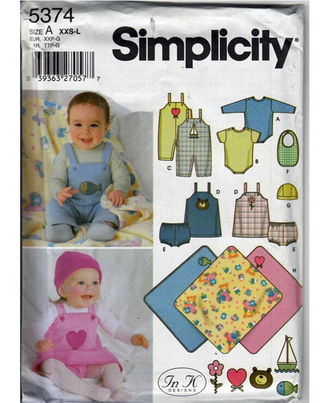 Babies Overalls, Jumper, Panties, Bib, Hat, Blanket and Onsie ...