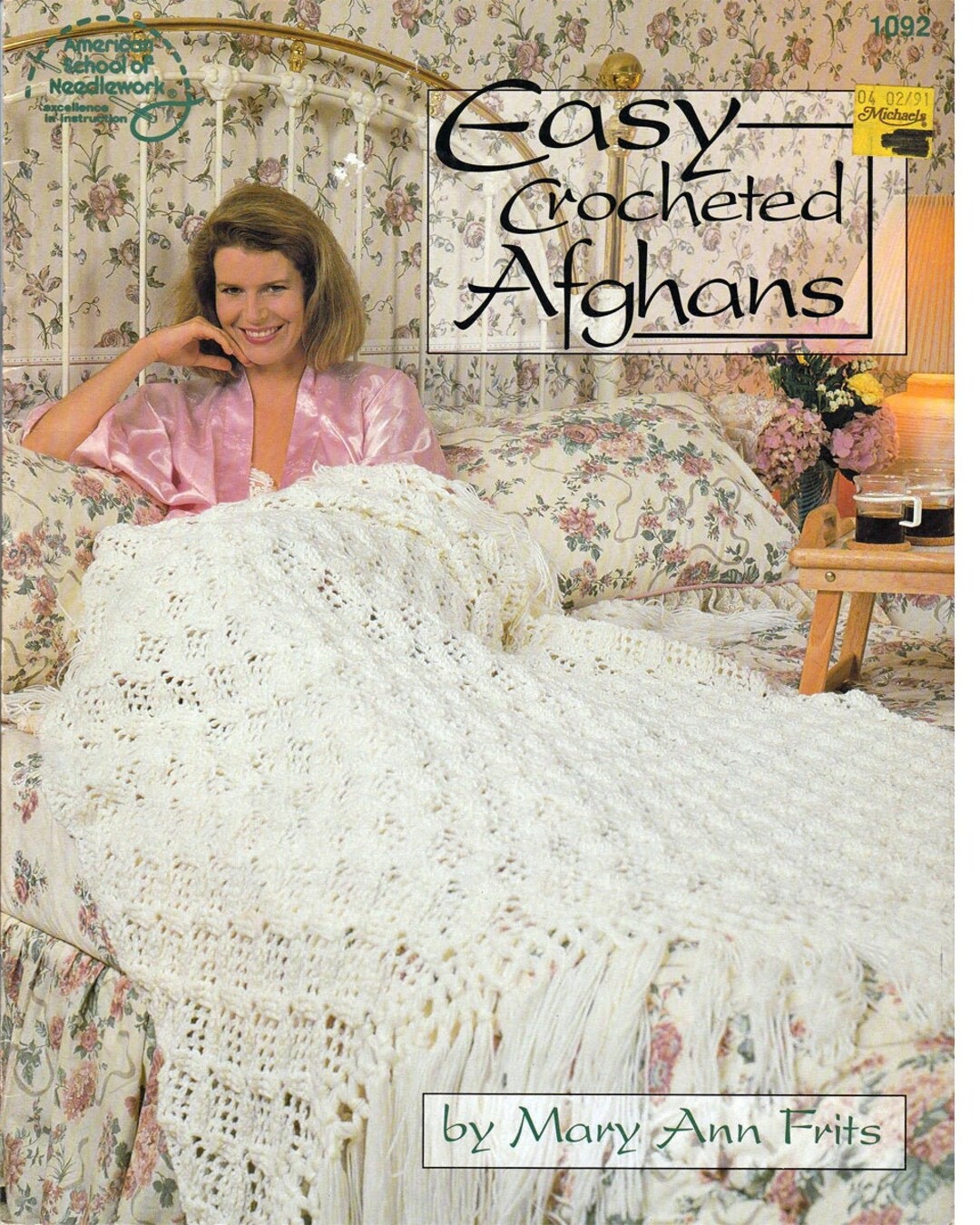 Easy Crocheted Afghans Pattern Book American School of Needlework 1092 ...