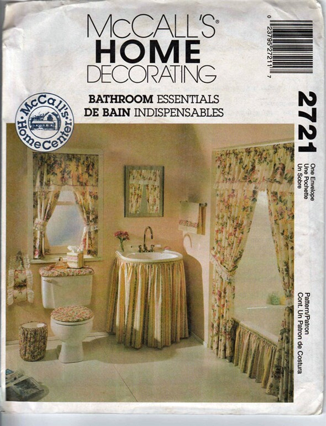 Bathroom Essentials / Original Mccall's Home Decorating Uncut Sewing ...