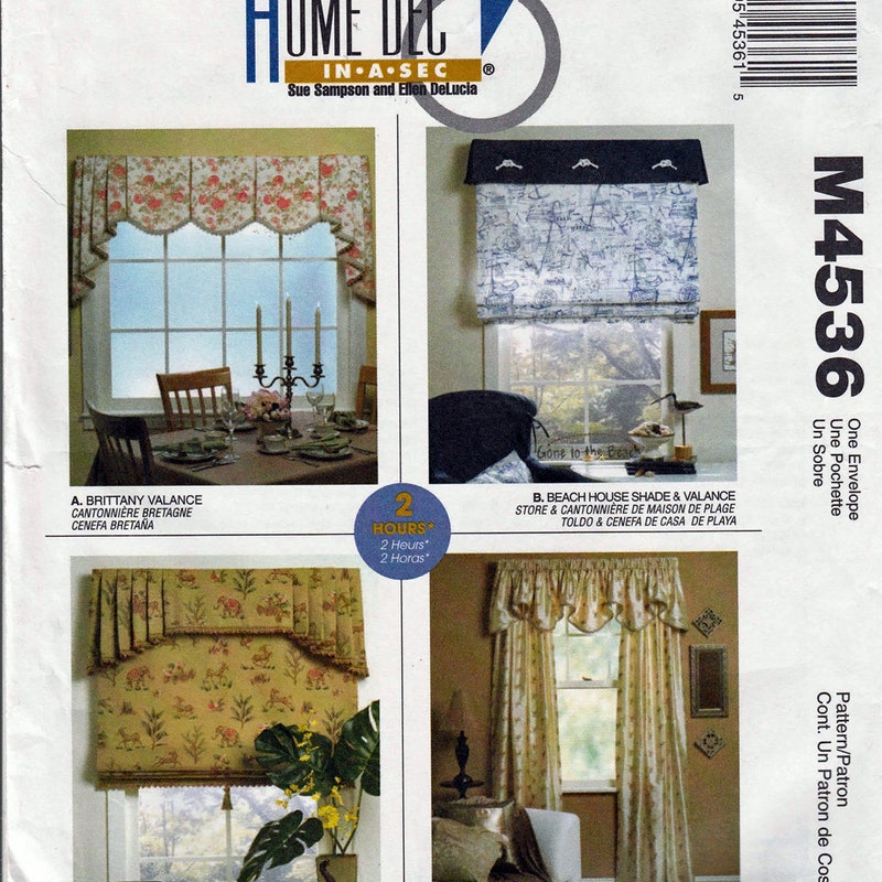 Valance Patterns - Etsy