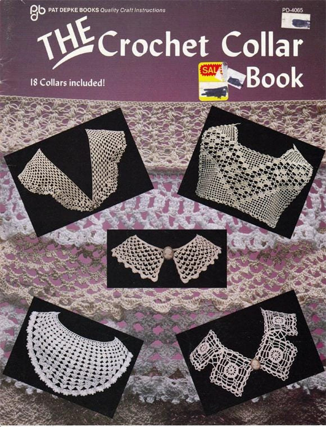 The Crochet Collar Book Pattern Book Pat Depke PD 4065 - Etsy