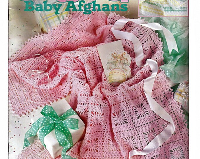 Snuggle up Baby Afghans Crochet Pattern Leisure Arts Leaflet - Etsy