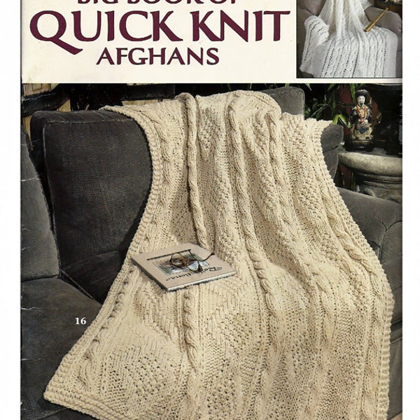 Knit Afghan Pattern - Etsy