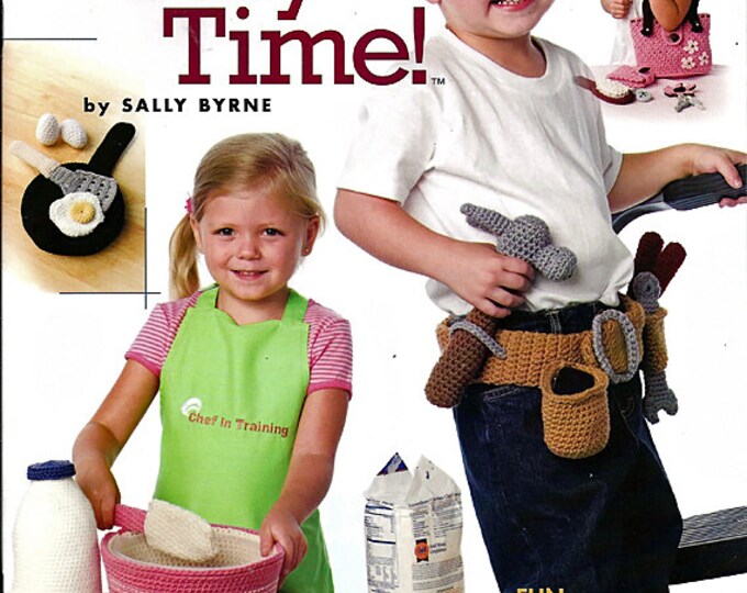 It's Play Time Crochet Toy Pattern Book Annies Attic - Etsy