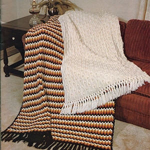 Susan Bates Afghans to Knit, Crochet, Hairpin Lace, and Daisy Loom ...