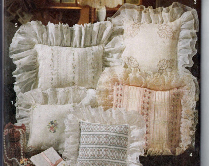 Heirloom Boudoir and Ring Bearer Pillows / Original Simplicity Uncut ...