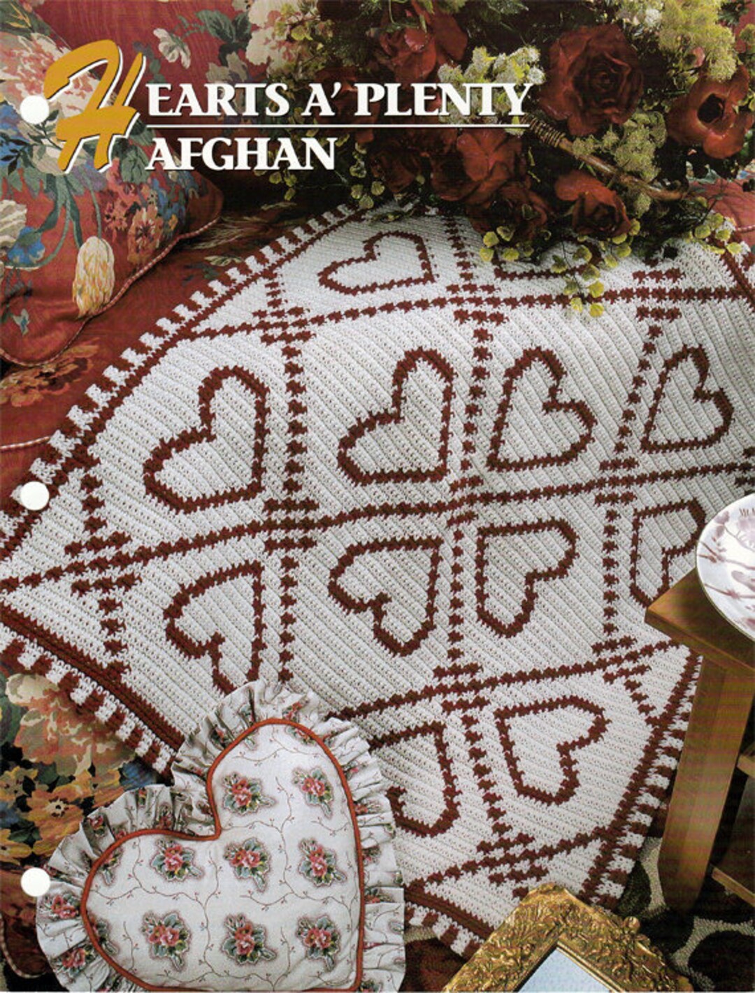 Hearts A Plenty Crochet Afghan Pattern Annies Crochet Quilt & Afghan ...
