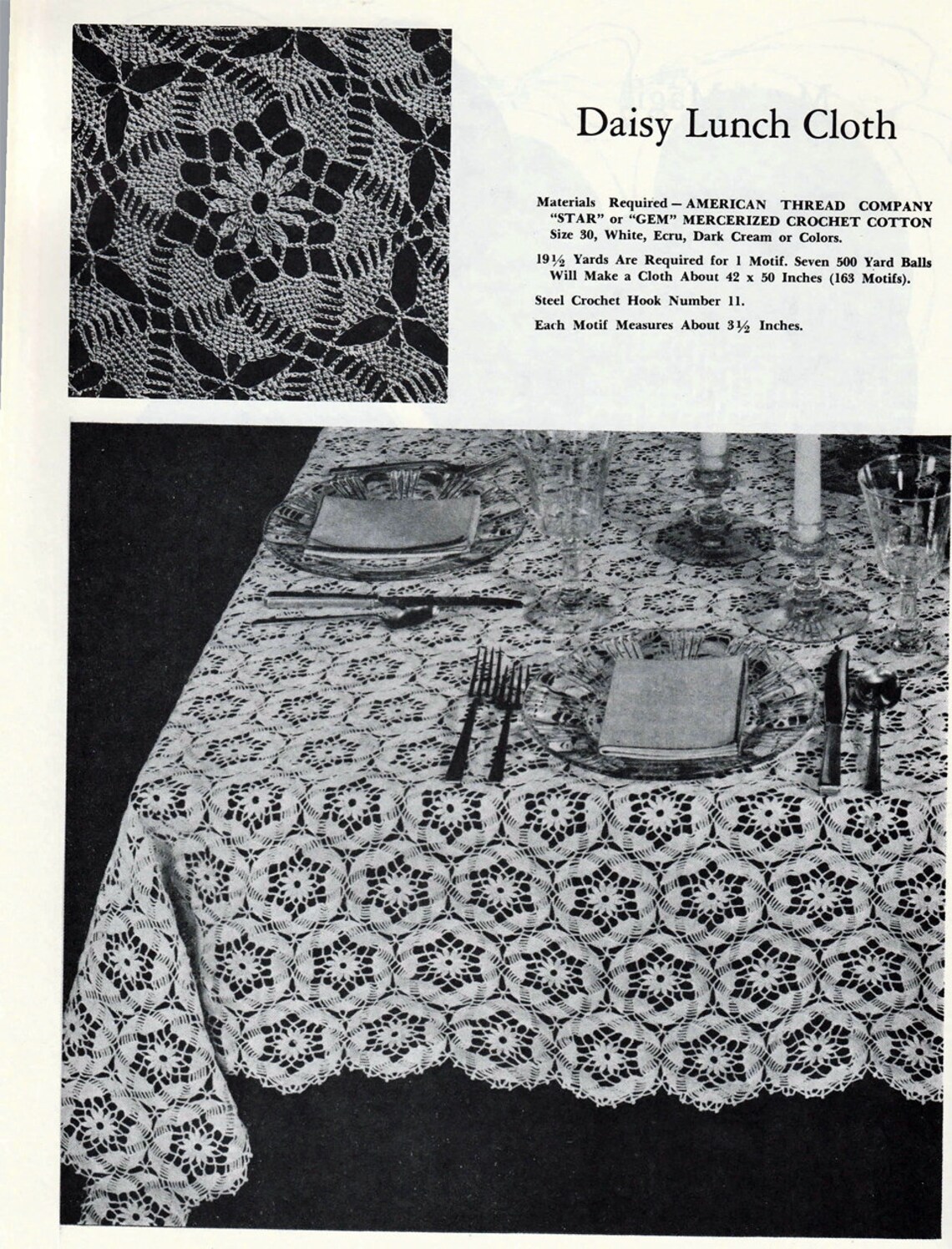 Quick and Easy Thread Crochet Pattern Book Dover Needlework - Etsy