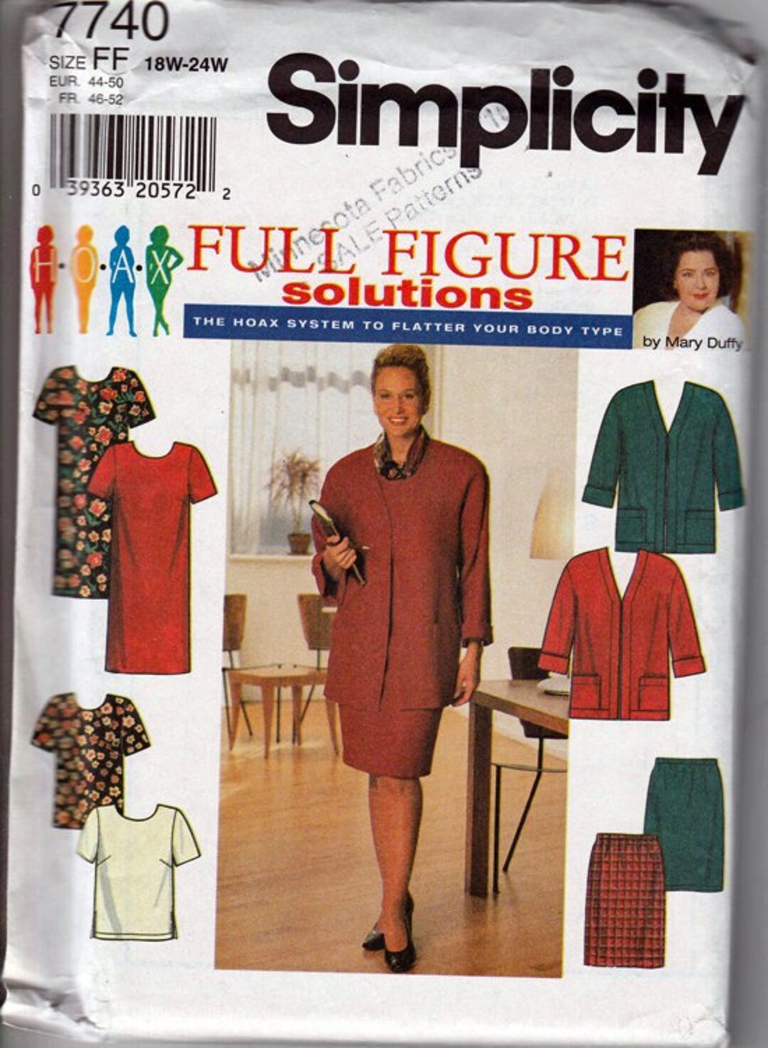 Dress or Top, Skirt and Jacket Misses Size18w to 24w / Original ...