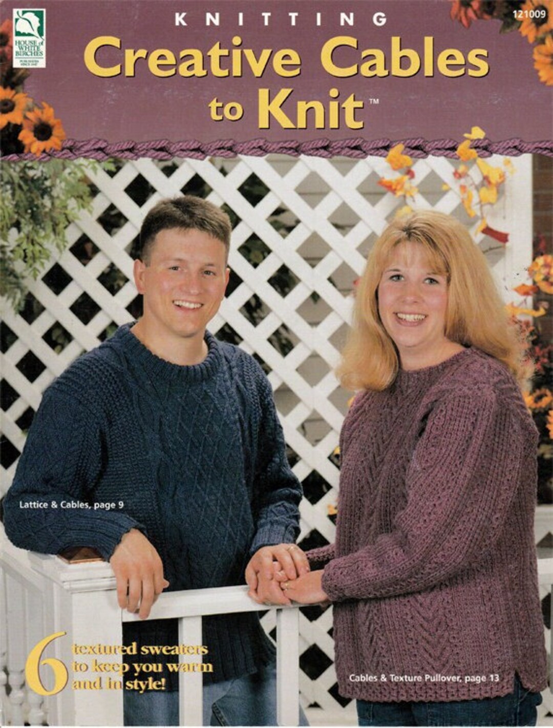 Crative Cables to Knit Pattern Book House of White Birches 121009 - Etsy