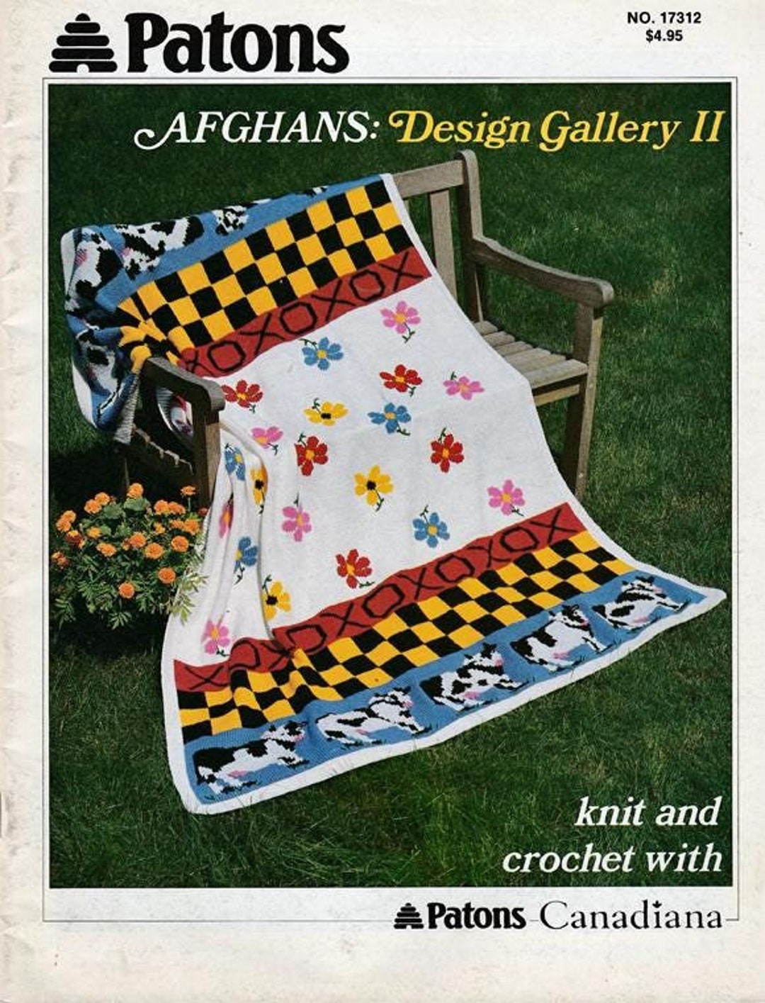 Afghans: Design Gallery II to Knit and Crochet Pattern Book Patons ...