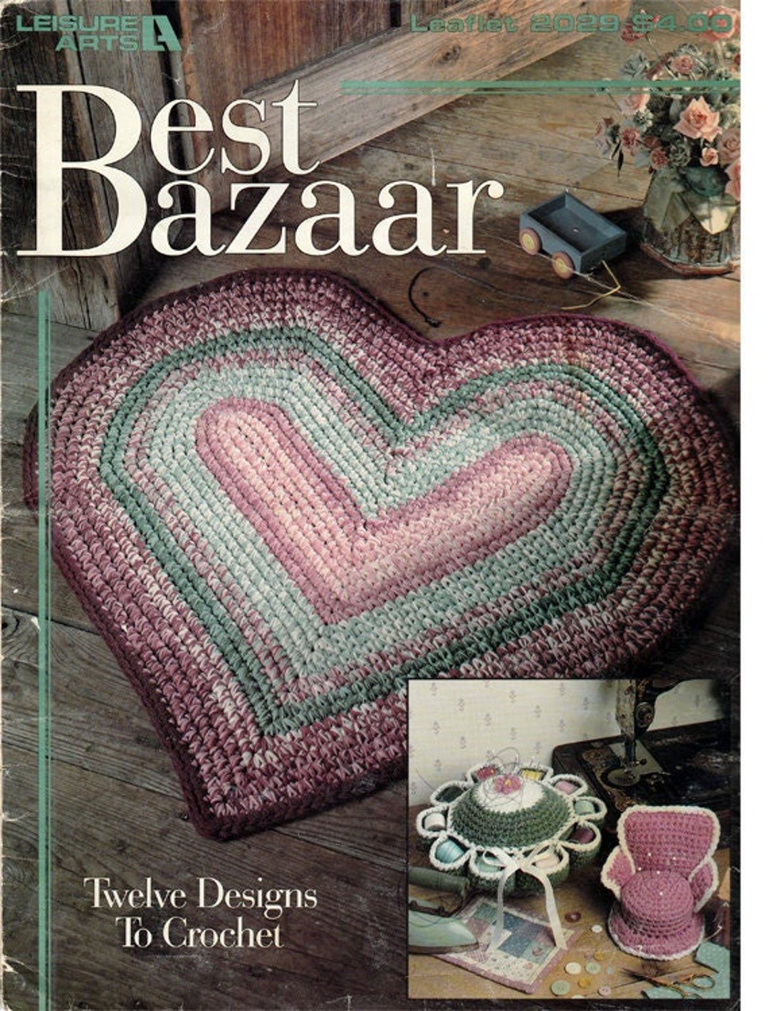 Best Bazaar Twelve Designs to Crochet Pattern Leisure Arts 2029 - Etsy