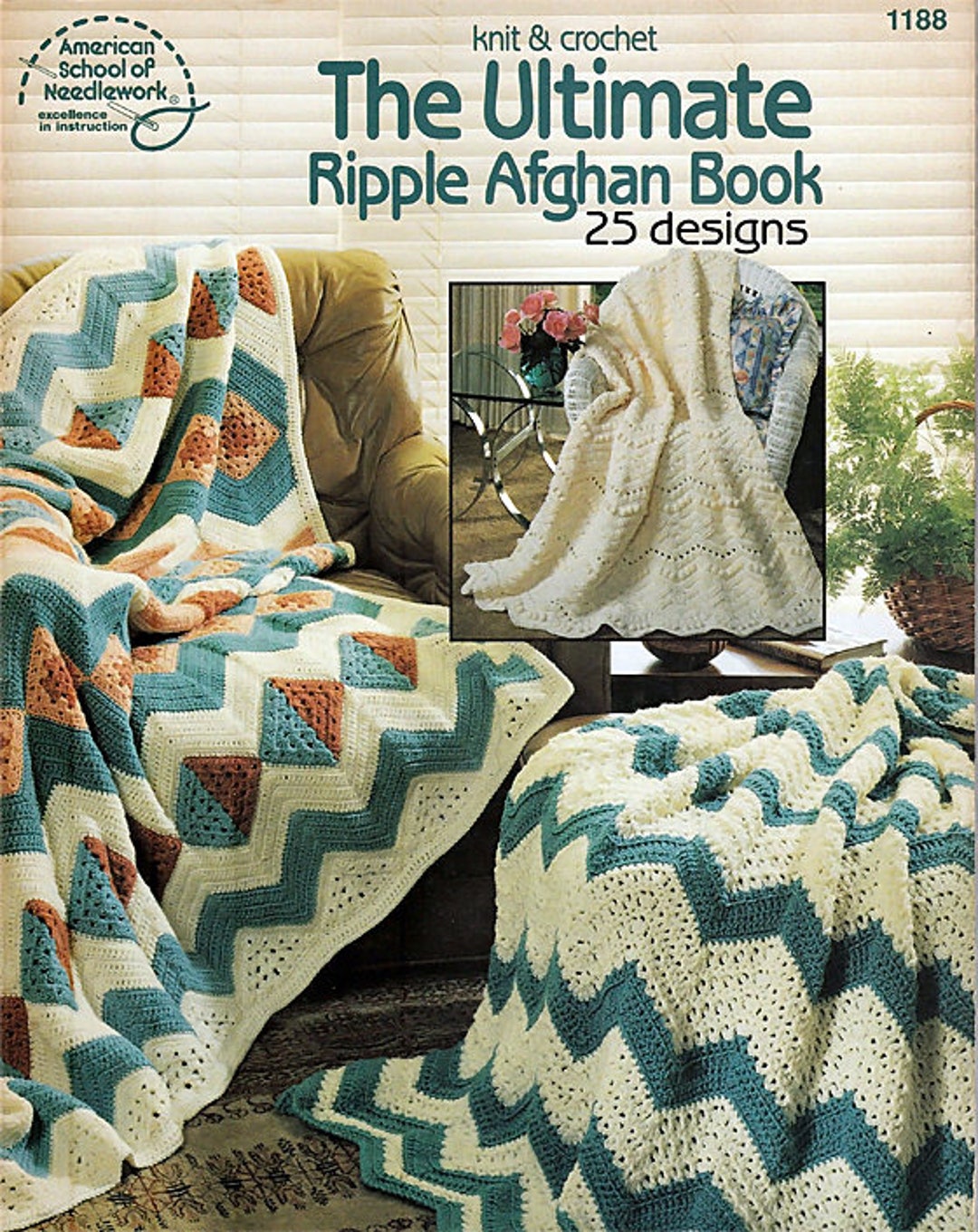 The Ultimate Ripple Afghan Book 25 Designs Crochet Pattern Book ...