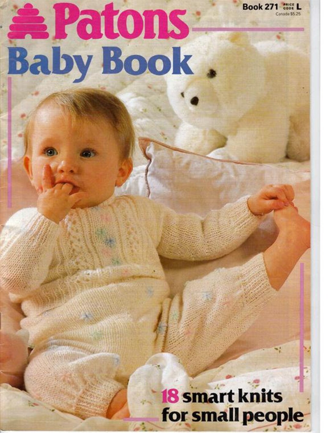 Patons Baby Book 18 Smart Knits for Small People Patons Pattern Book ...