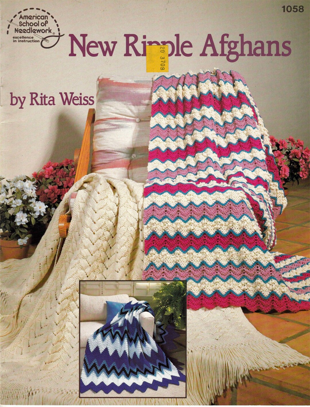 New Ripple Afghans to Knit and Crochet Pattern Book American School of ...