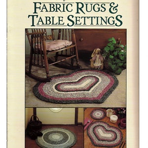 Easy to Crochet Fabric Rugs & Table Settings Crochet Pattern Book ...
