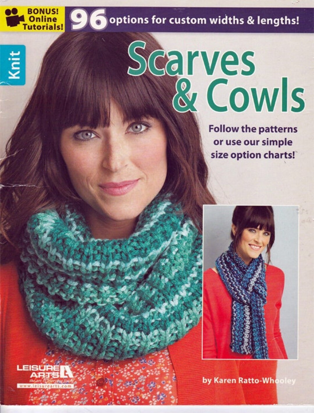 Scarves & Cowls to Knit Pattern Book Leisure Arts 6234 - Etsy