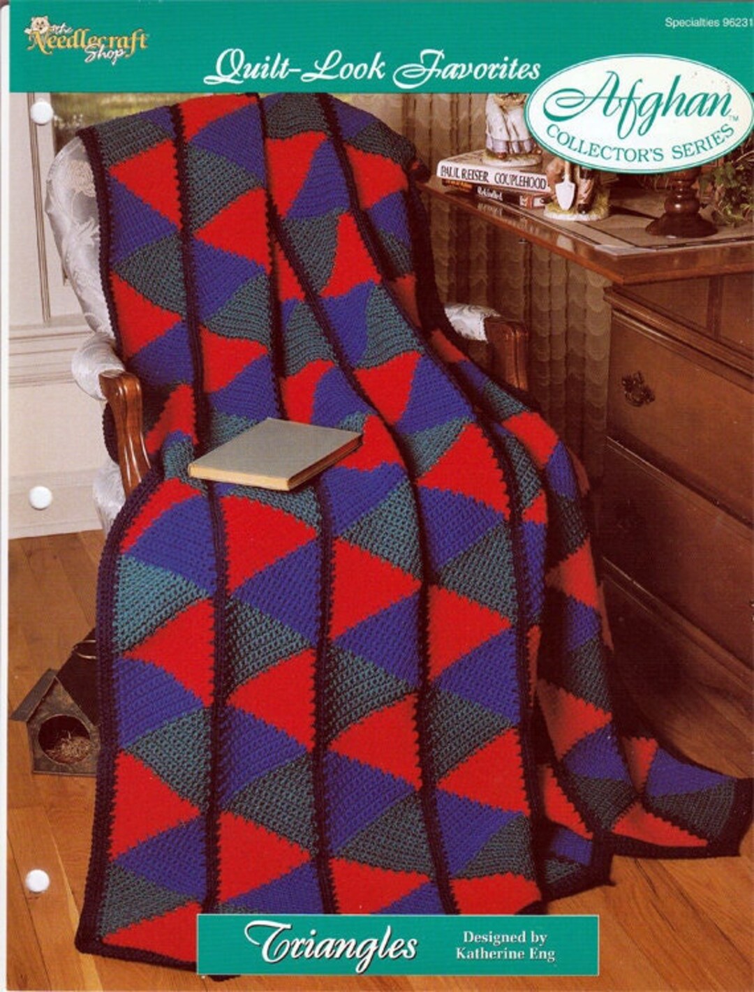 Triangles Afghan Collector's Series Crochet Pattern the Needlecraft ...